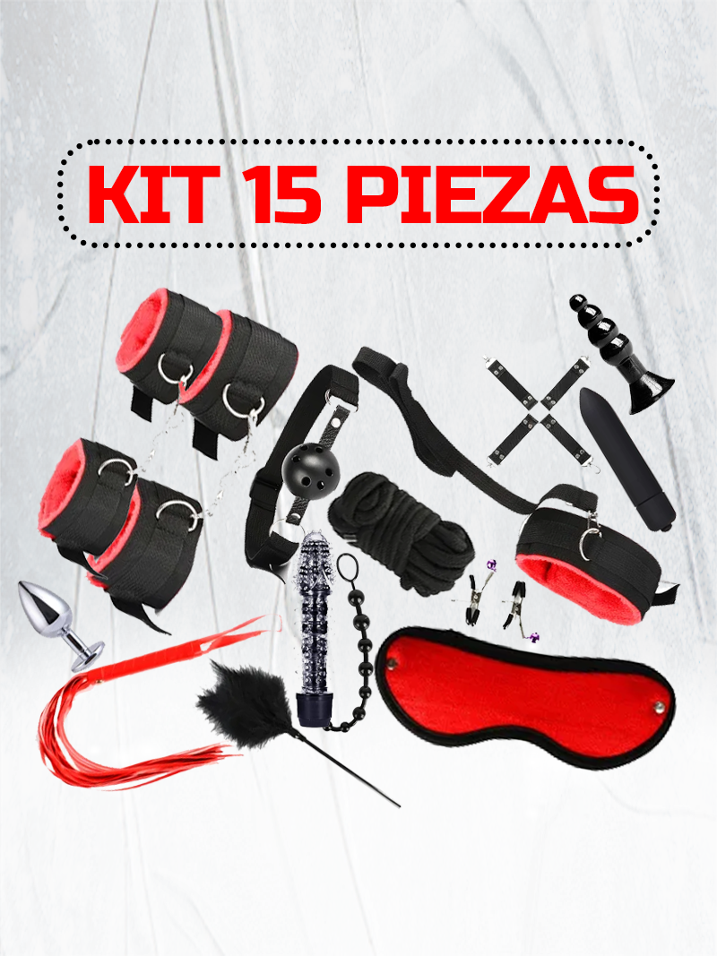 Kit Bondage 15 Piezas Gs Store Peru 6079